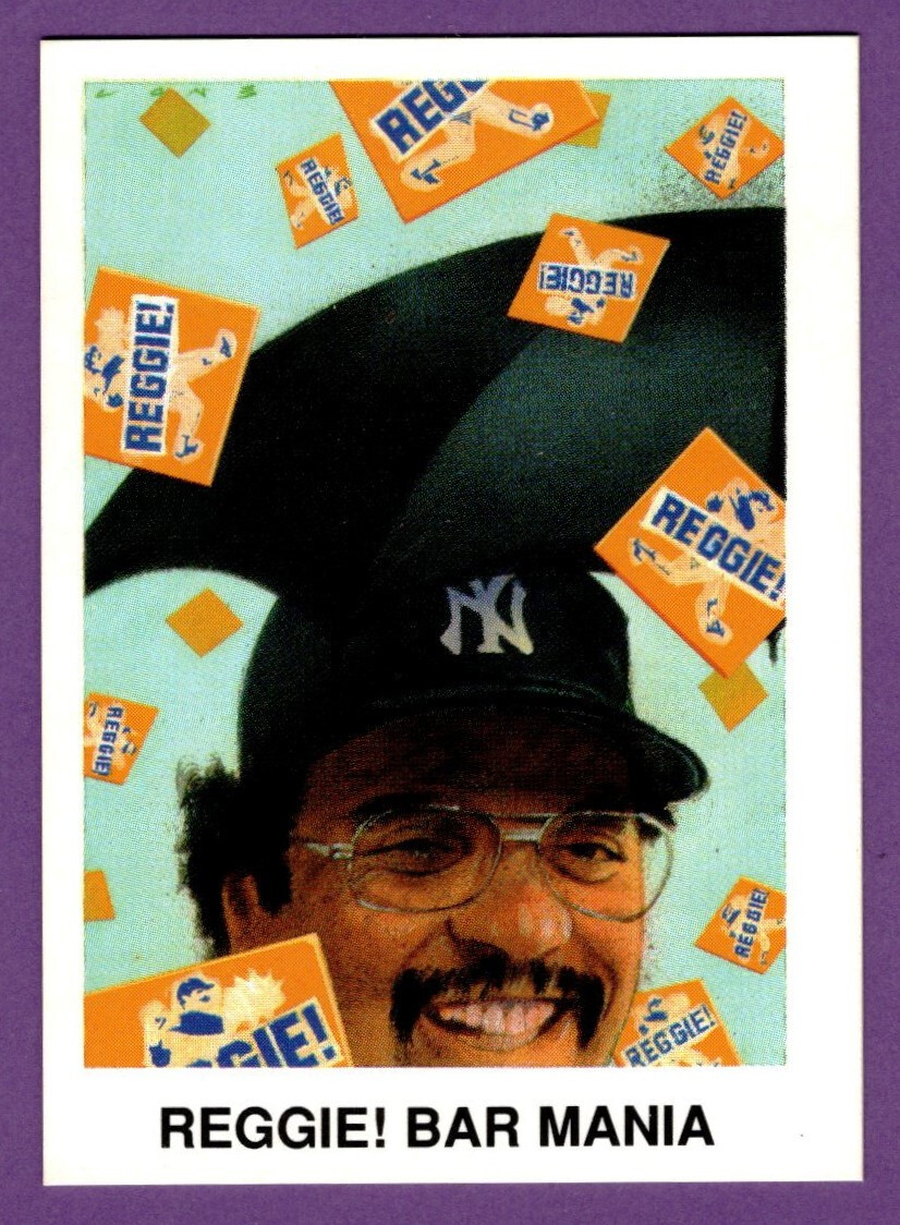 Reggie Jackson N.Y. Yankees 1991 Foul Ball Trading Cards: Reggie! Bar ...