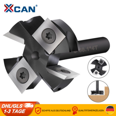 Planfräser 8mm Schaft/12mm Schaft 3 Zähne/4 Zähne Oberfräse für Holz ...