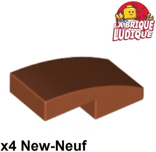LEGO 4x Slope Curved Gradient Curve 1x2 Dark Orange Dark 11477 New ...