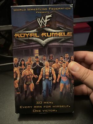 WWE WWF Royal Rumble 2001 Steve Austin K Angle Rock Chyna New Wrestling ...