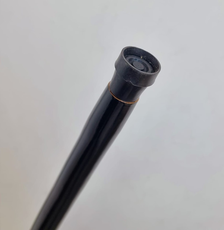 Unisex Wooden Walking stick Hand Carved metal owl Handle With Black 2 ...