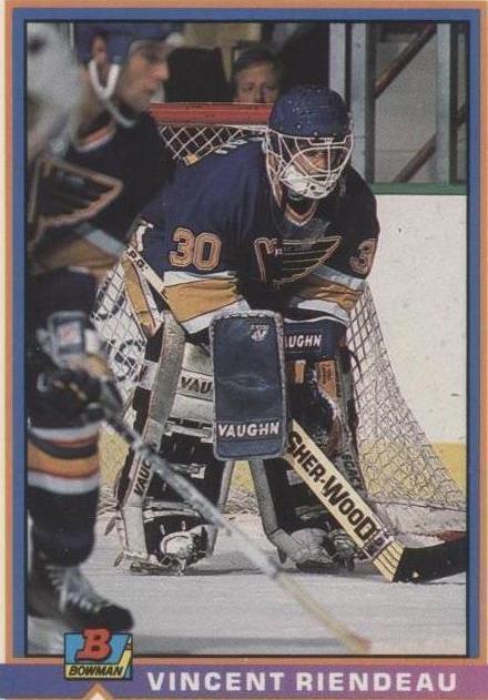 1991-92 Bowman - Vincent Riendeau #372 for sale online | eBay