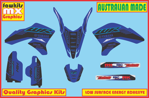YAMAHA WR250R-WR250X 2008-18 HYPER 2 MX GRAPHICS KIT STICKER KIT ...
