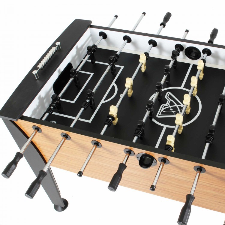 Foosball Table with Internal Ball Return and Ball Entry + Includes 4 ...