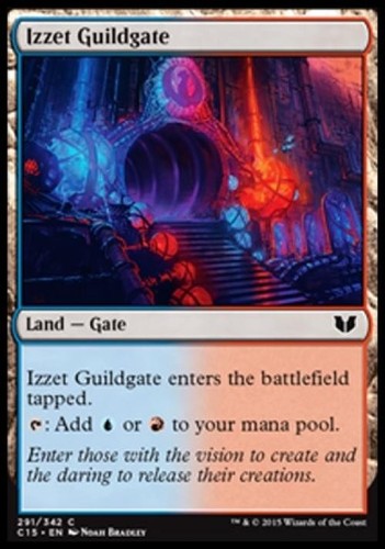 Izzet Guildgate - Medium Play MTG Commander 2015 | eBay