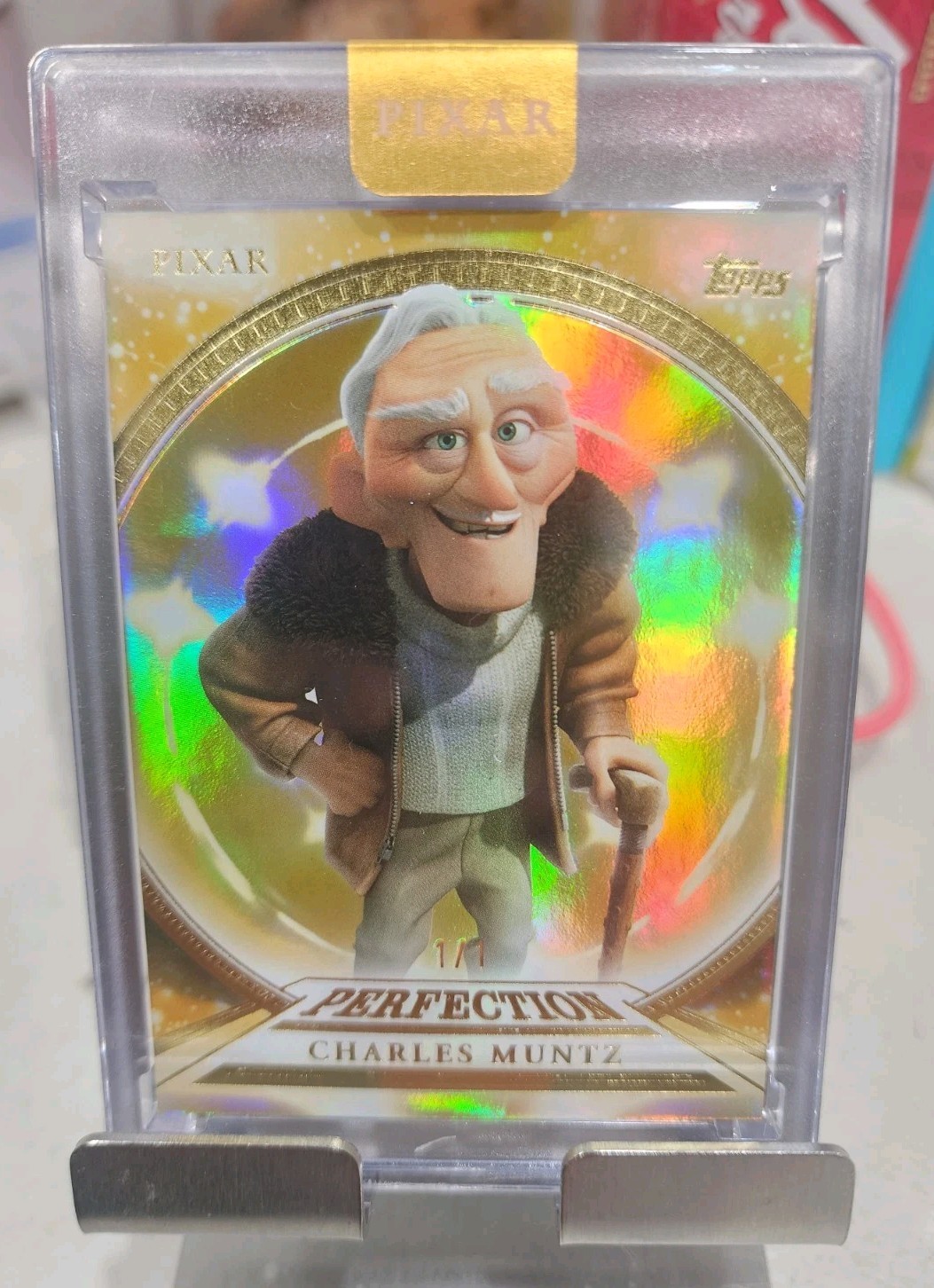 2025 Topps PIXAR GOLD | Charles Muntz | Up | Gold Perfection | Double ...