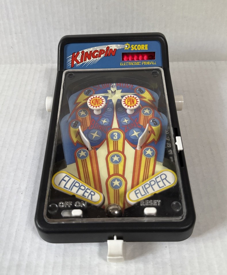 Vintage Castle Toy Pinball Kingpin Handheld Game Toy Electronic | eBay