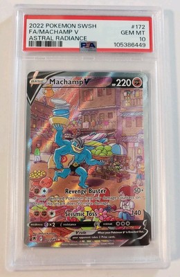 Pokemon Machamp V Astral Radiance Full Alt Art #172 PSA 10 Gem Mint | eBay