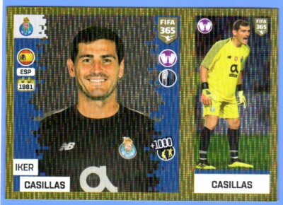 Sticker PANINI FIFA 365 2019 #272 Iker CASILLAS FC Porto | eBay