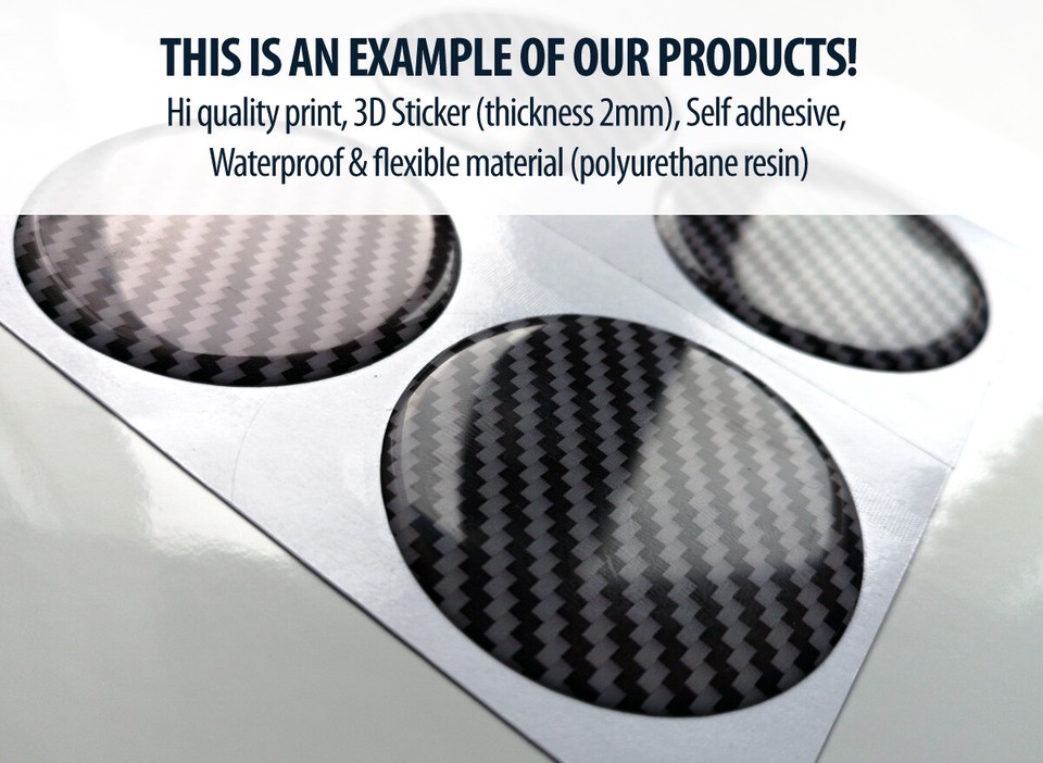 Wheel stickers Center Cap Logo Badge Wheel Trims Rims Decal Hubcaps 3D ...