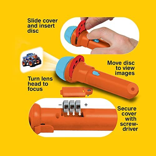 Brainstorm Toys: Tractor & Truck Torch & Projector - 39" Projection, 24 ...