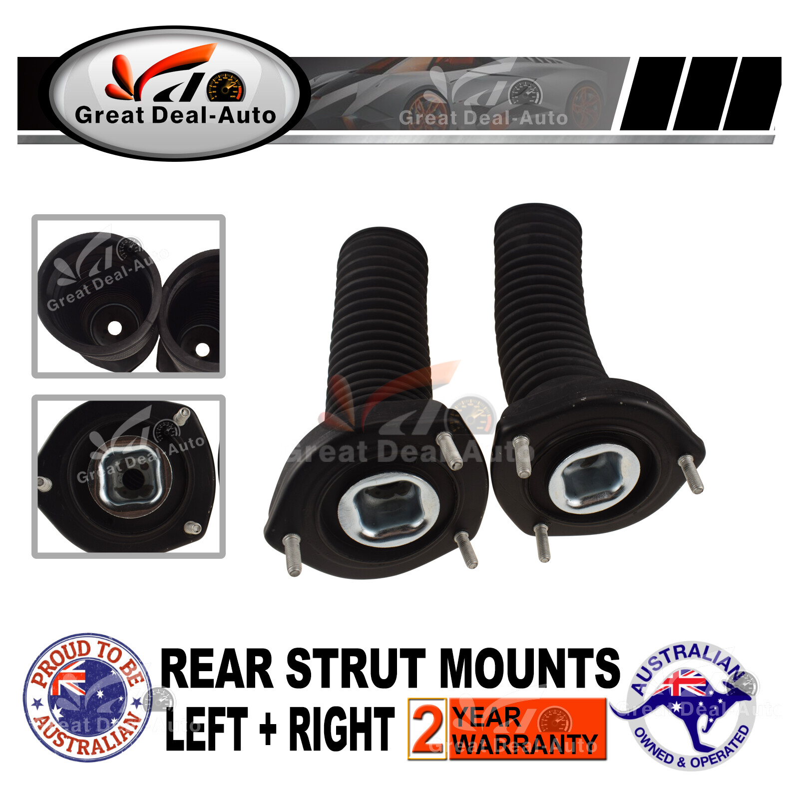 2x Rear Suspension Strut Mount Left Right For Toyota Camry SK20 CV3.6 ...
