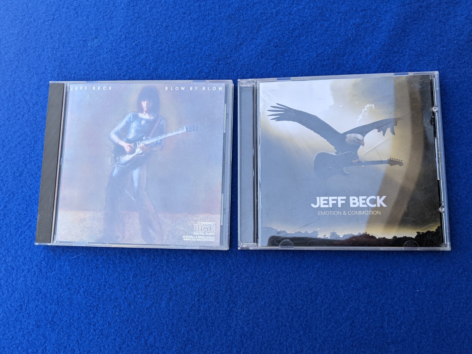 JEFF BECK CD LOT Blow by Blow Emotion and Commotion Guitar Fusion Prog ...