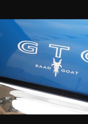 2004 2005 2006 PONTIAC GTO GOAT BAAD GOAT DECAL FOR FENDER, WINDOW ...
