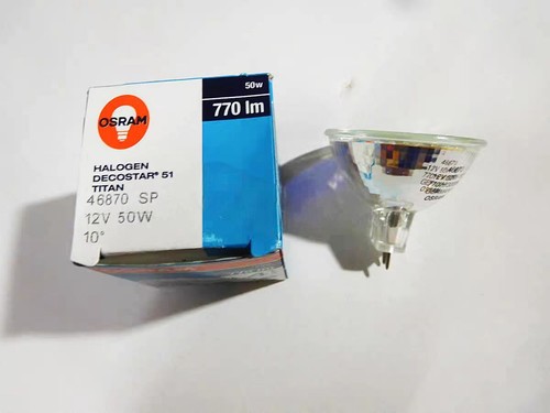 Halogen Bulb OSRAM 46870 SP 12V50W 10° GY5.3 DECOSTAR 51 TITAN MR16 ...