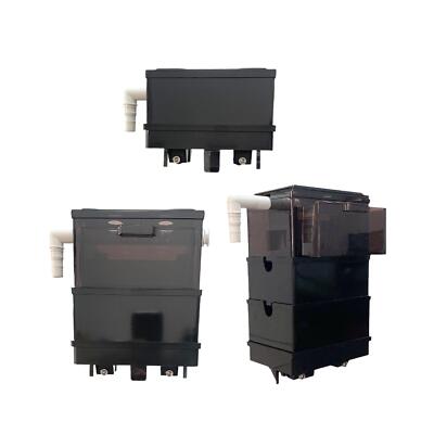 Overflow Box for Aquariums Quiet Aquarium Hang on Filter Box Filtration ...