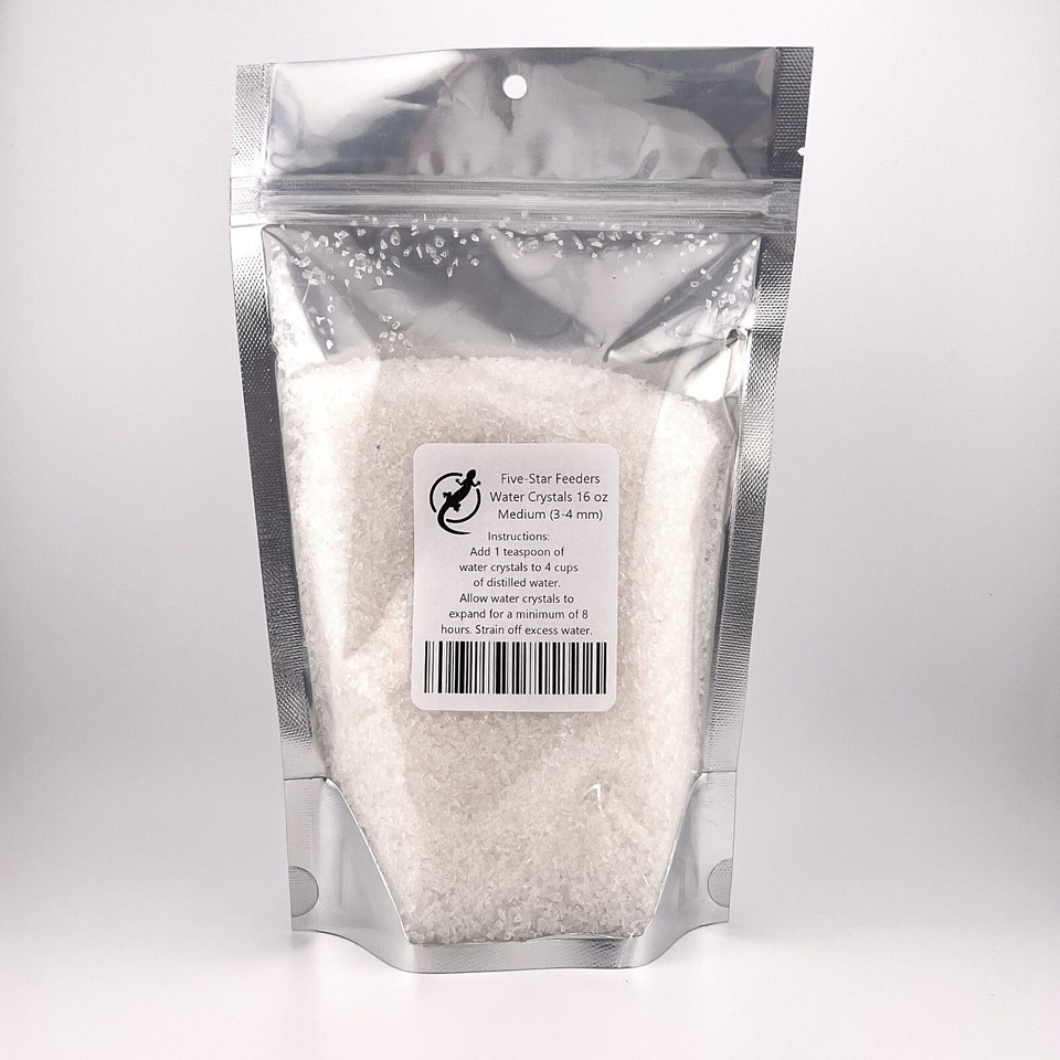 Water Absorbing Polymer Crystals All Sizes For Insects, Reptiles ...