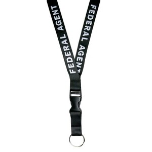 Federal Agent Lanyard ID Badge Card Holder Police FBI ATF DEA Key Ring ...