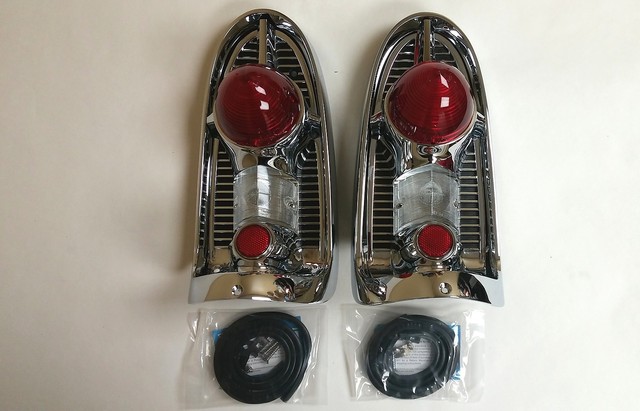 1956 Chevy Tail light assemblies- NEW Danchuk Save 15% for sale online ...