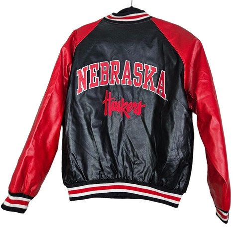 Steve Barrys M Nebraska Huskers Letterman Varsity Jacket Embroidered ...