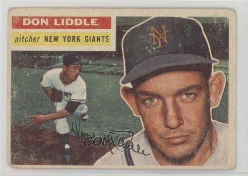 1956 Topps Don Liddle #325 | eBay