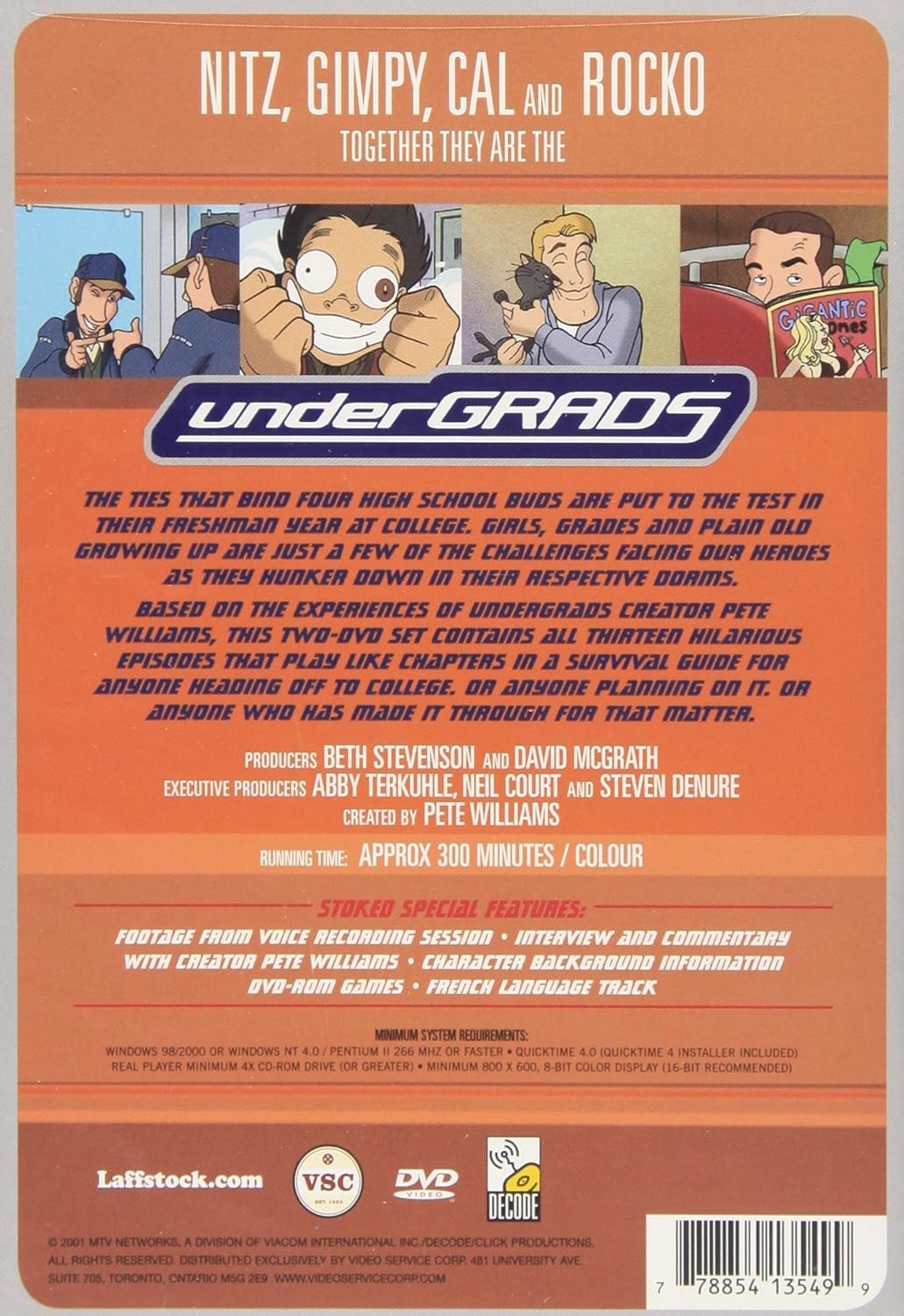 Undergrads the Complete Freshman First Season 1 DVD RARE 2-Disc OOP ...