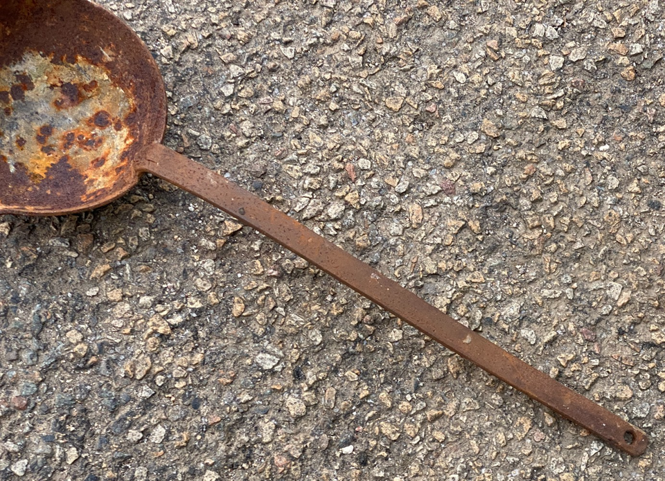 Vintage Lead Pouring Ladle. Smelting Casting Foundry Blacksmiths Tool ...