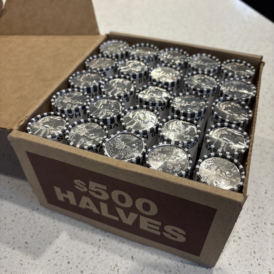 2026 Half Dollar Box Denver Mint (50 Rolls) Enduring Liberty ...