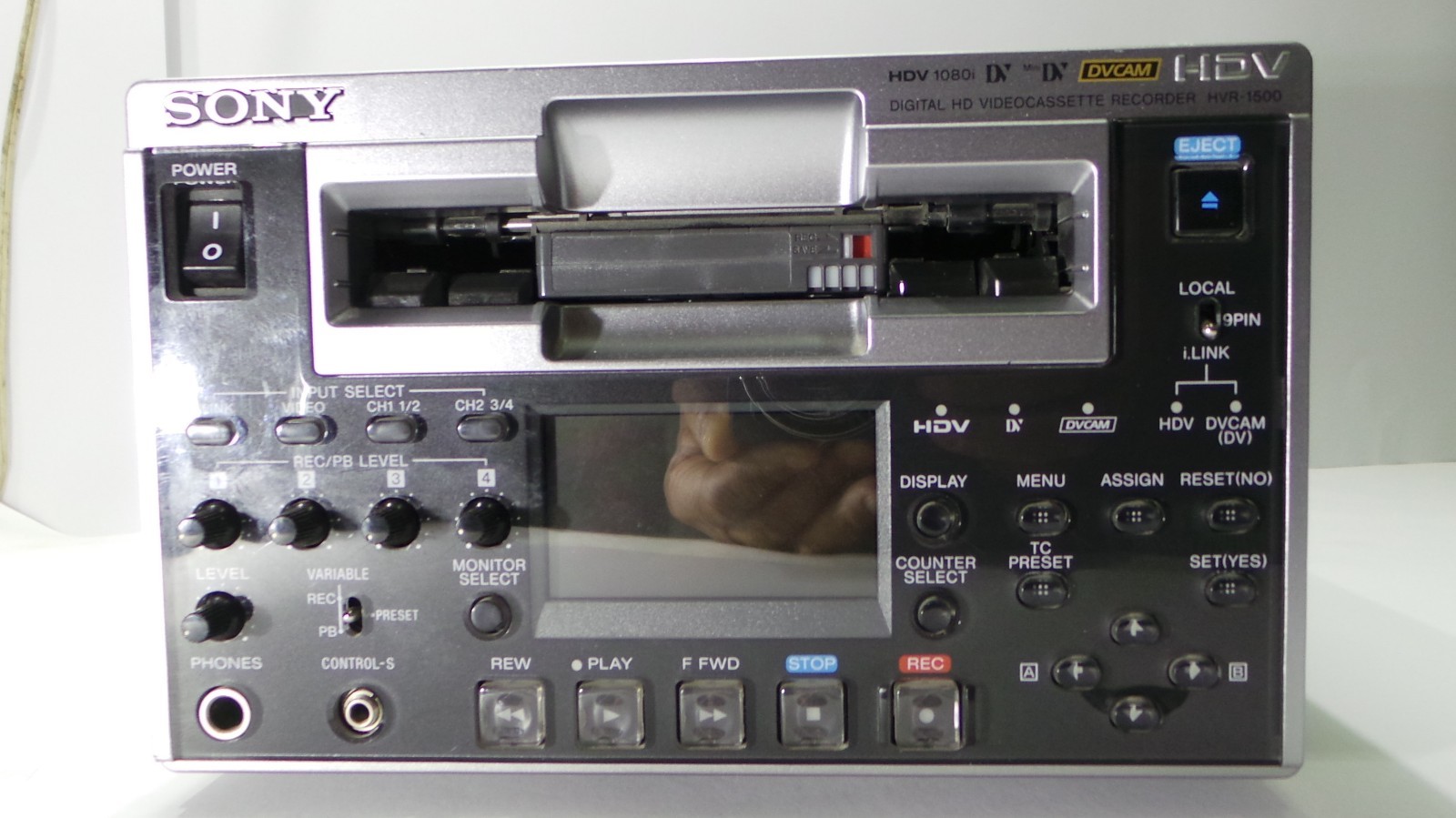 Sony HVR-1500 HDV/DVCAM 1080i, DIGITAL HD VIDEO CASSETTE RECORDER | eBay