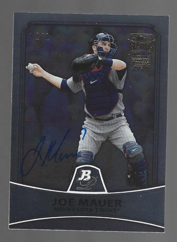 Joe Mauer 2020 Topps Archives Signature Series Autographs Auto 1/1 | eBay