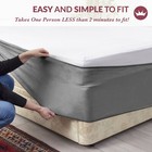 Luxury FAUX SUEDE Divan Bed Base WRAP Frame Cover Valance Elasticated ...