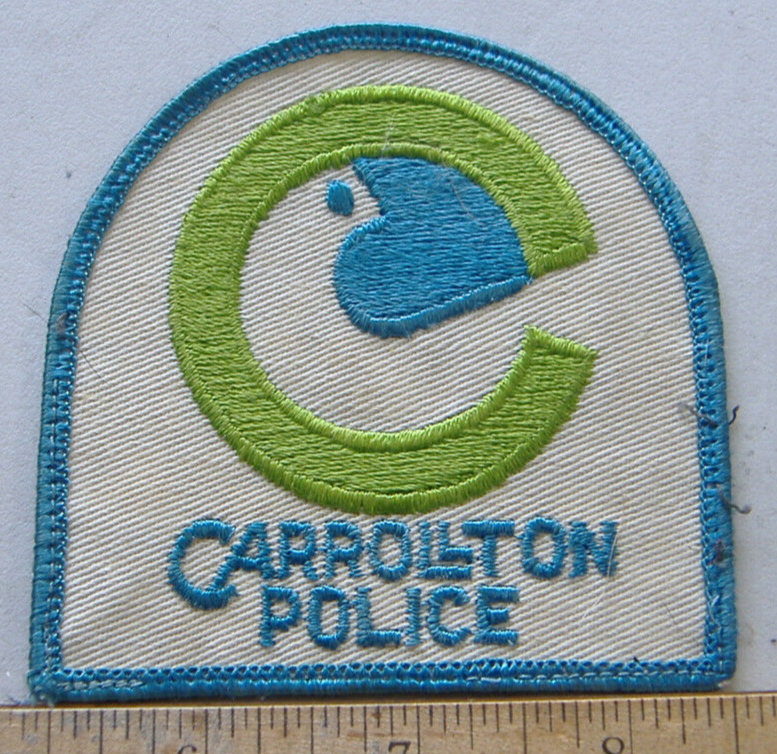 CARROLLTON TEXAS POLICE FABRIC PATCH | eBay