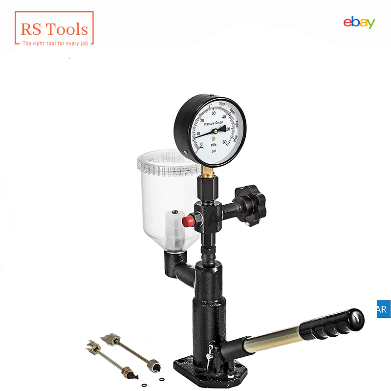 Diesel Injector Nozzle Pop Tester, Genuine 'AG Precision' 400 Bar Dual ...