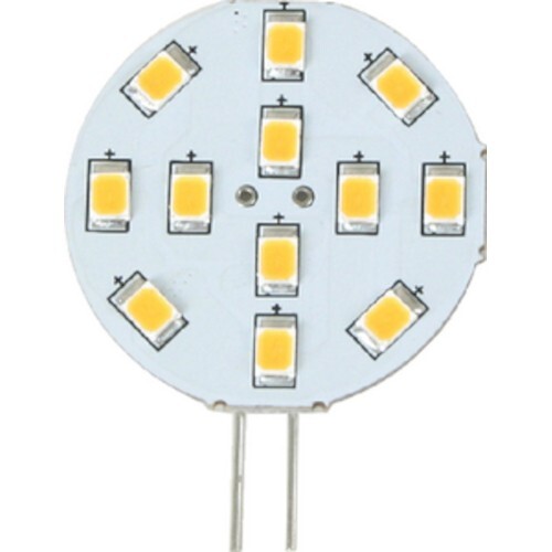 Scandvik Type G4 Wafer Side-Pin Replacement 12 LED Bulb, Warm White | eBay
