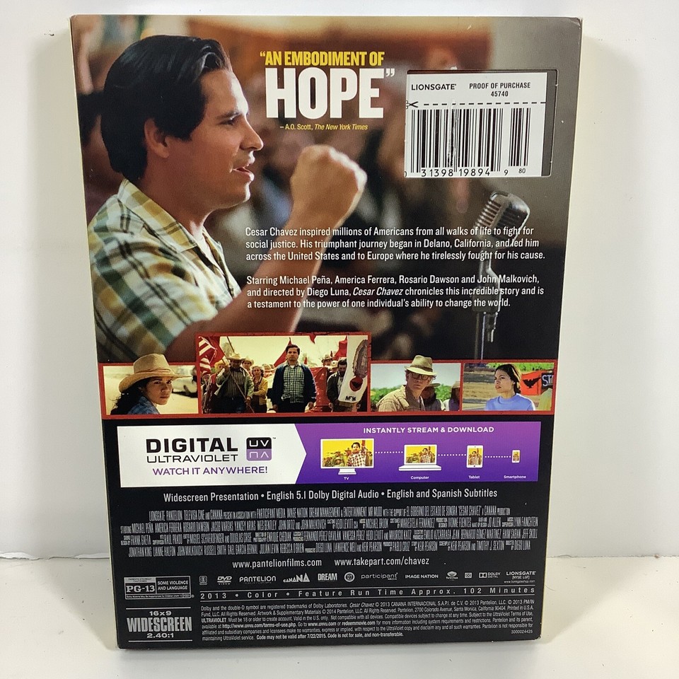 Cesar Chavez (DVD, 2014) 31398198949| eBay