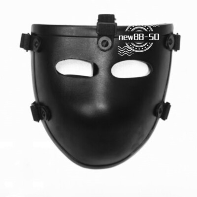 Level 3 Bulletproof Mask Half Face Tactical Helmet Face Bulletproof ...