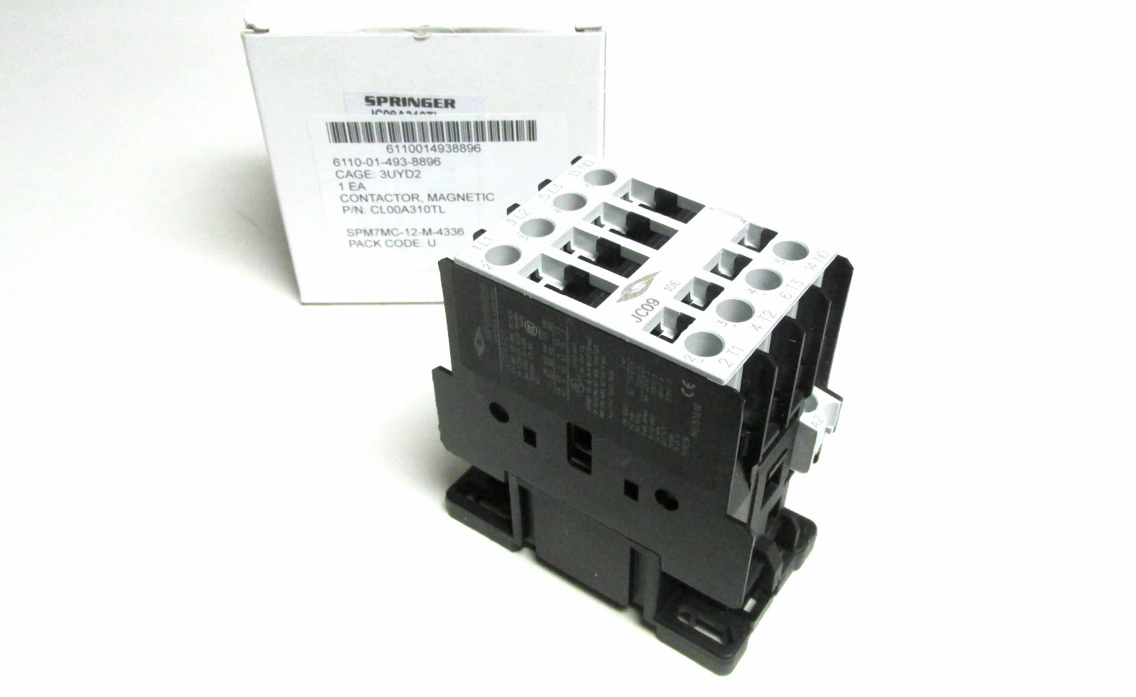 * NIB.. Springer Magnetic Contactor 208V Coil, 5HP @ 600V Cat ...