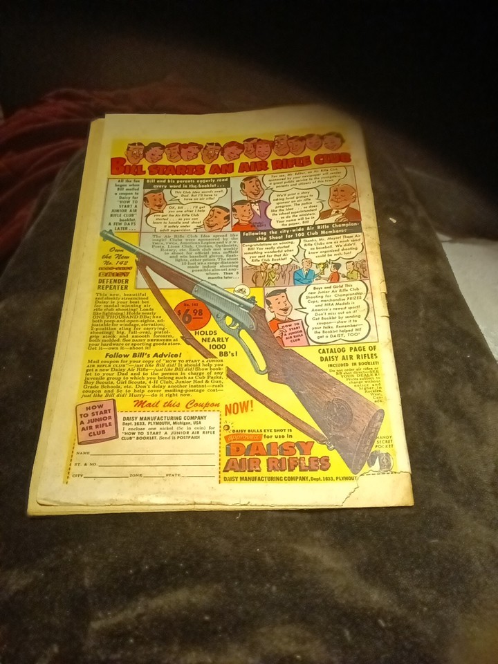 Real Screen #60 DC Comics 1953 Fox & Crow-prank cover Golden Age Funny ...