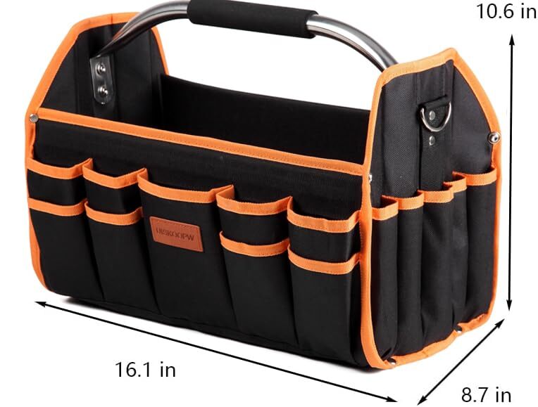 16in Tool Bag Electrician Tool Bag Open Top Tool Bags Material Tool ...