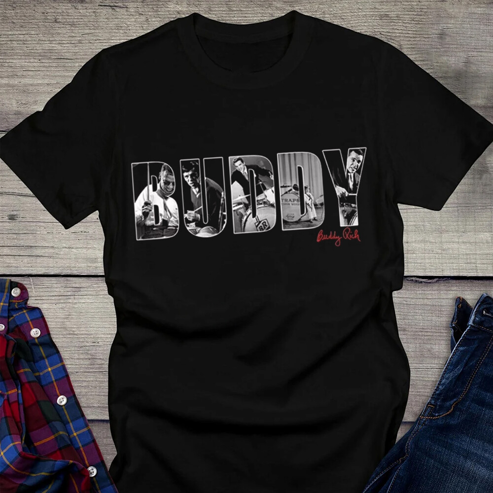 Vintage The Great Buddy Rich T Shirt jazz drummer Collection Singer ...