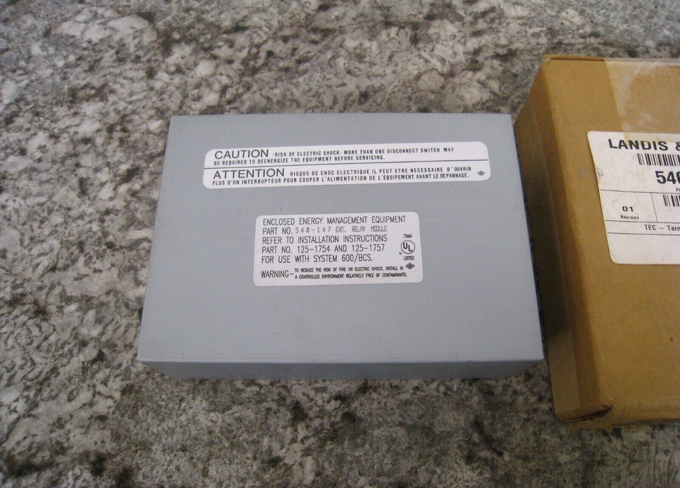 New Landis & Staefa 540-147 TEC Terminal Equipment Controller Relay ...