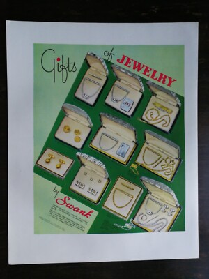 Vintage 1936 Swank Gifts of Jewelry Full Page Original Ad 122 | eBay