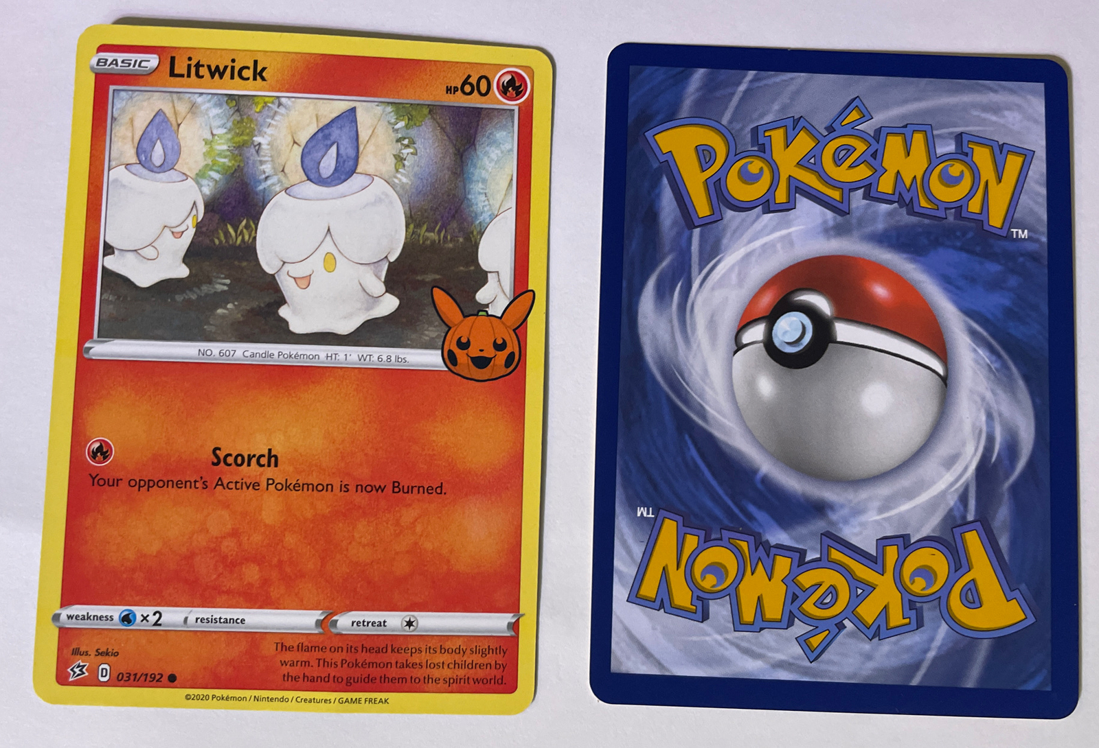 Pokémon TCG Litwick Rebel Clash 031/192 Regular Common | eBay