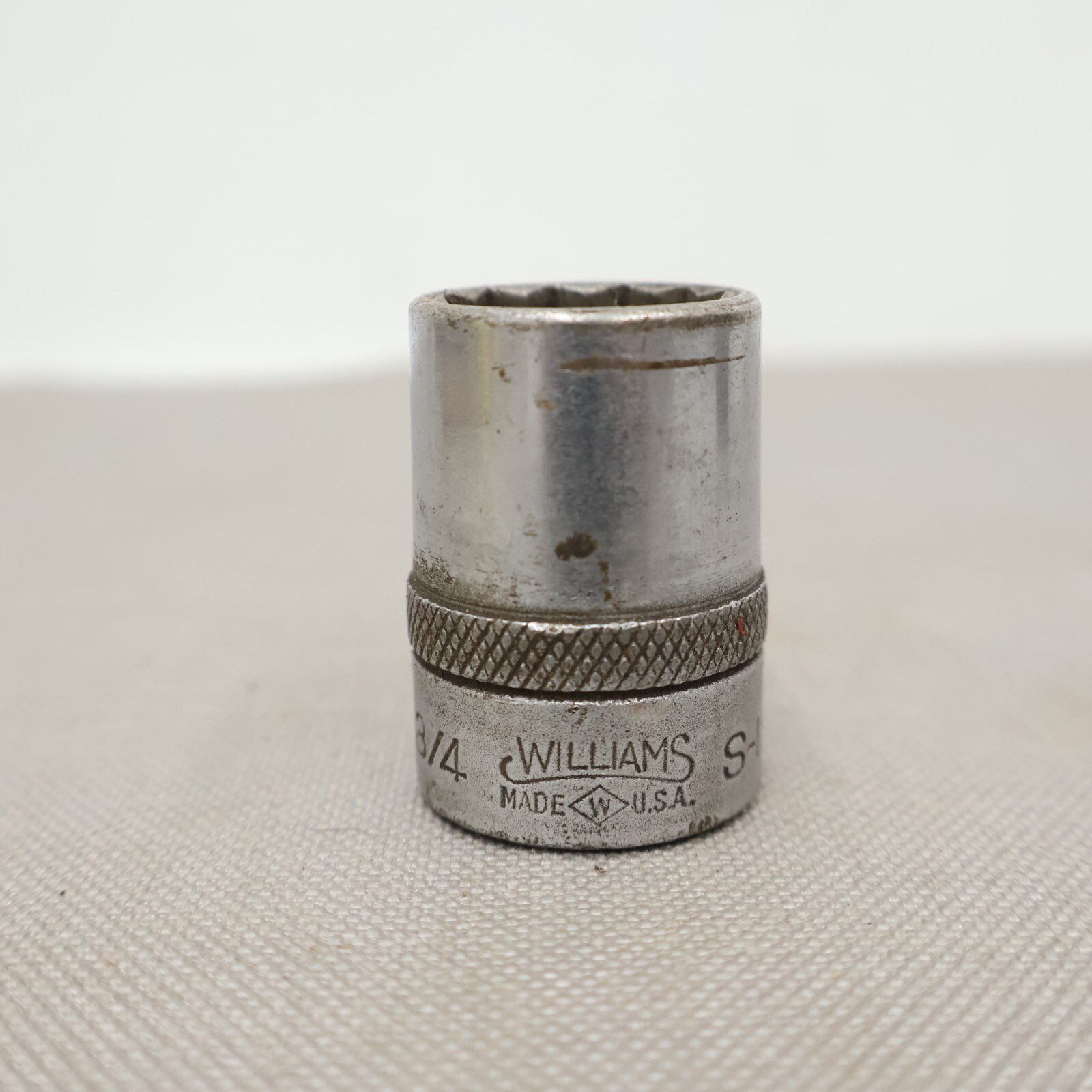 Vtg Williams 3/4in Socket 12 Point 1/2in Drive Knurled S-1224 for sale ...