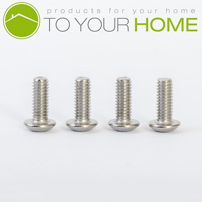 4x TV or Computer Monitor Stand Bracket Mounting Screws M6 10mm | eBay UK