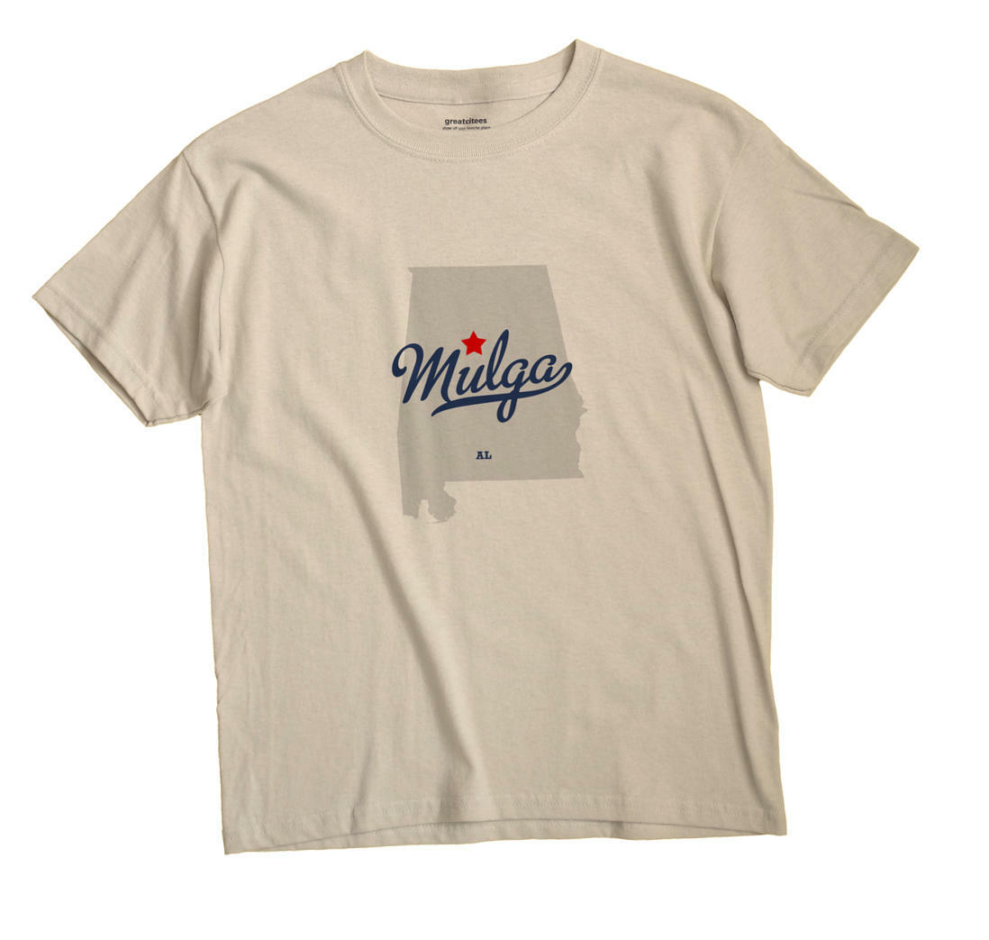 Mulga Alabama AL T-Shirt MAP | eBay
