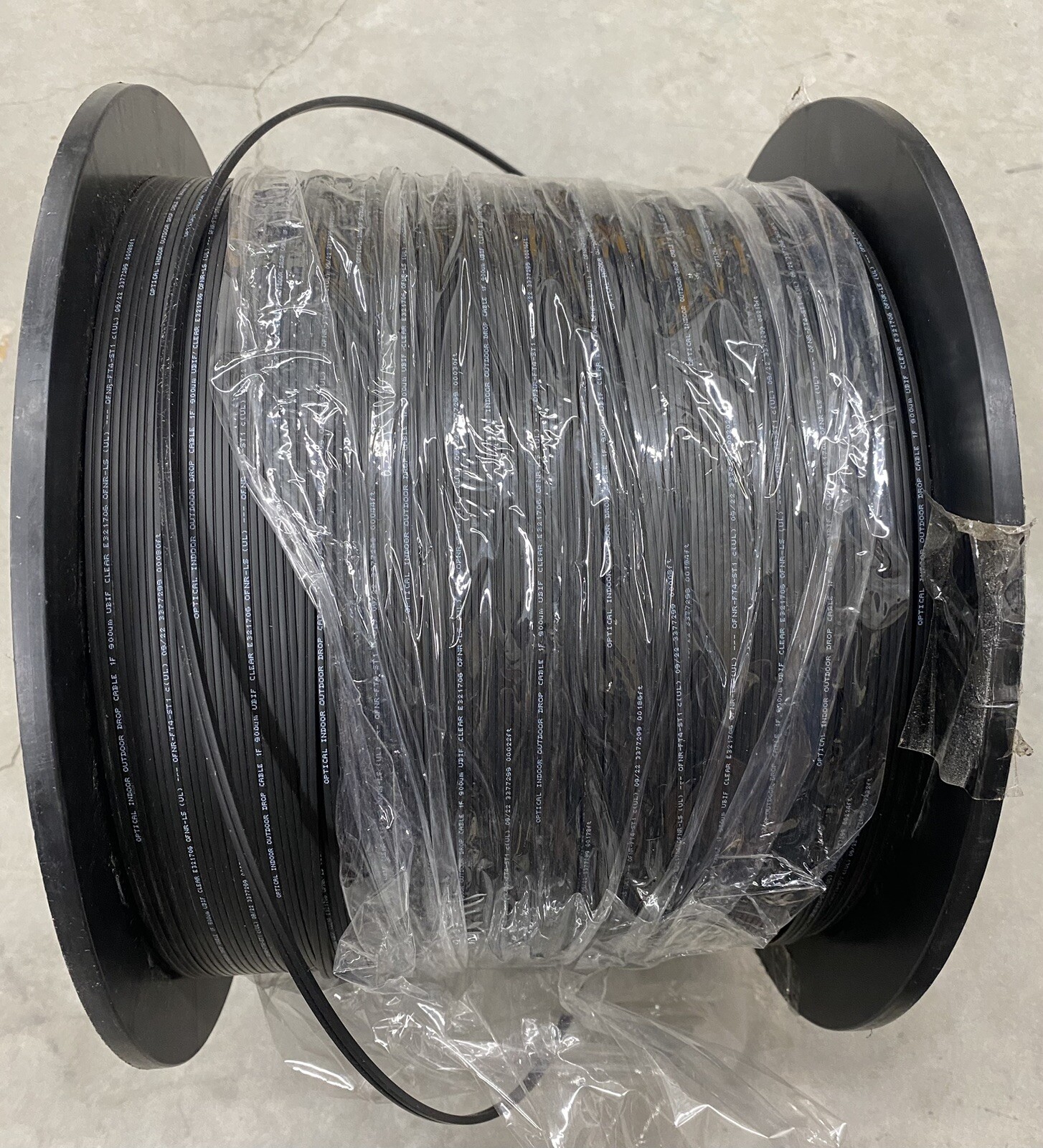 CORNING OPTICAL DROP FIBER CLEAR 2500FT SPOOL | eBay