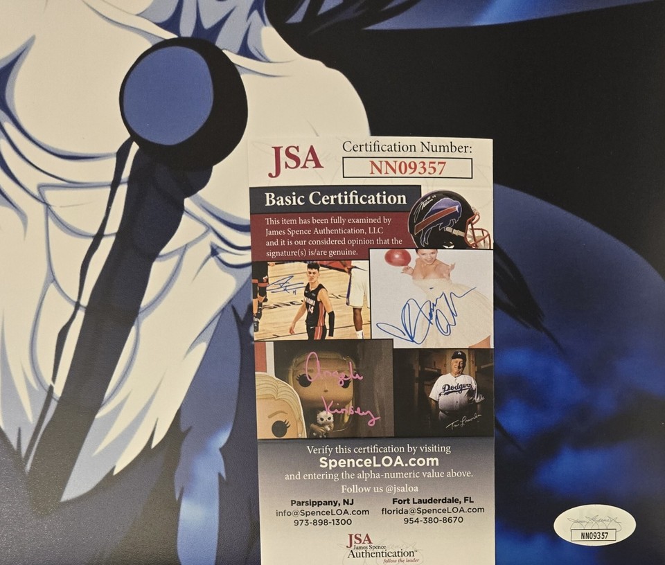 Tony Oliver Signed Photo Bleach Ulquiorra Cifer Anime Autograph Manga ...