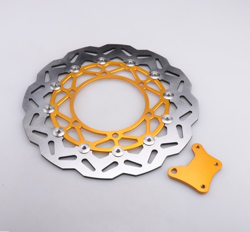 320MM enlarge Gold Front Brake Disc Rotor For Kawasaki NINJA 250R 2008 ...