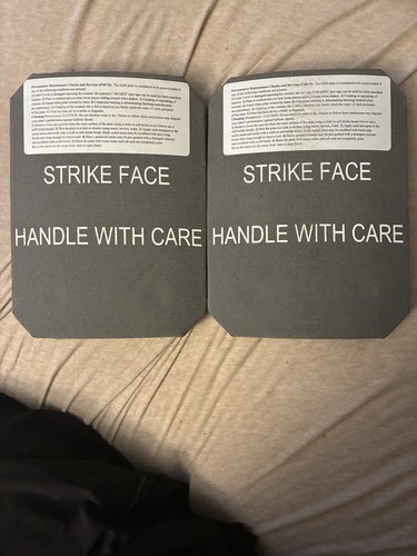 Strike Face Plates Medium Ceramic Armor Set of 2 | eBay
